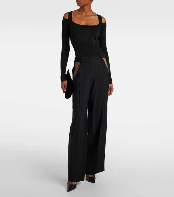 MUGLER Knitted Bodysuit