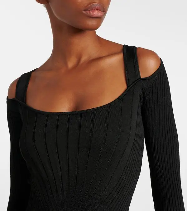 MUGLER Knitted Bodysuit