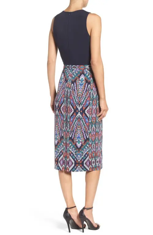 Maggy London Scuba Midi Dress