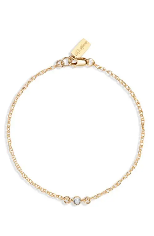 SET & STONES Zirconia Bracelet - Gold