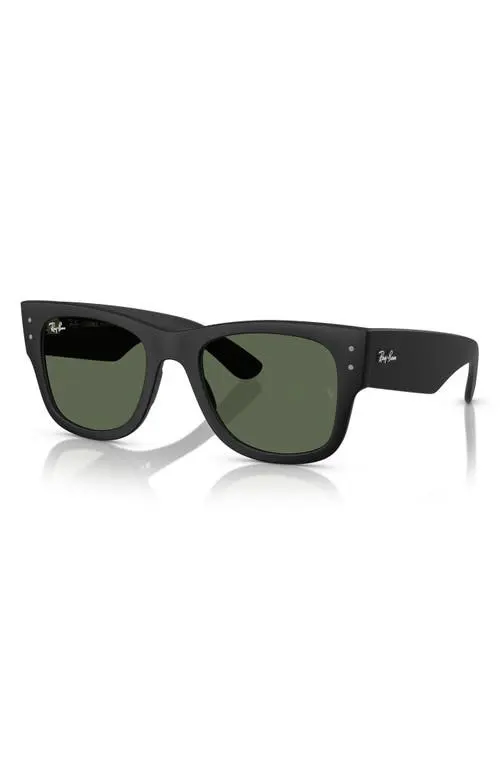 Ray-ban Mega Wayfarer Liteforce Square Sunglasses - Sand Black