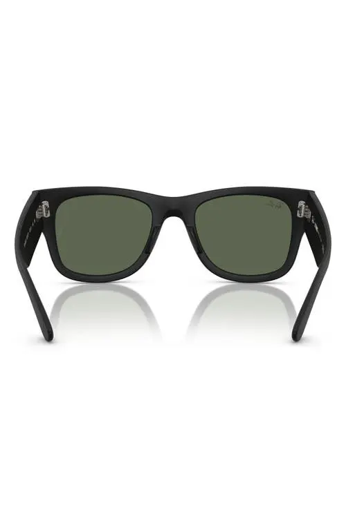 Ray-ban Mega Wayfarer Liteforce Square Sunglasses - Sand Black