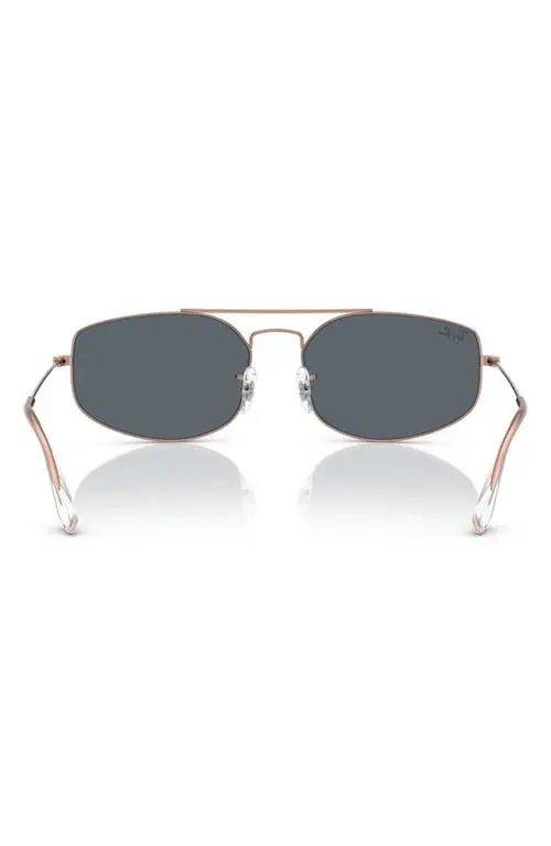 Ray-ban 60mm Irregular Sunglasses - Copper