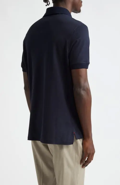 Isaia The Logo Polo - Navy