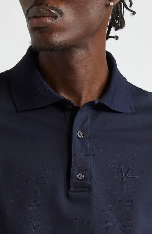 Isaia The Logo Polo - Navy