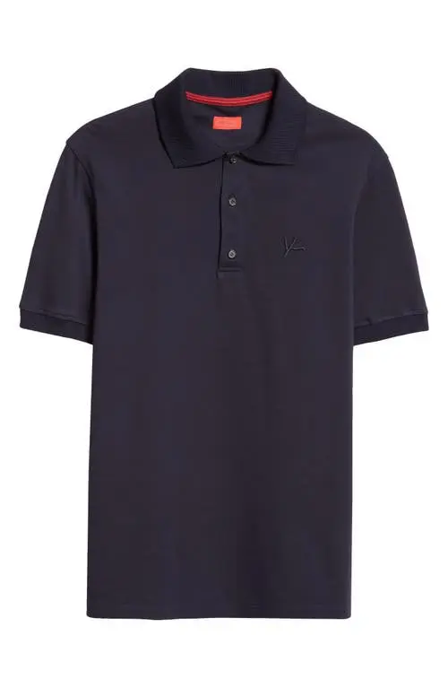 Isaia The Logo Polo - Navy