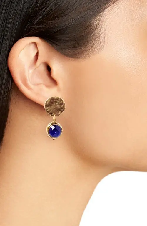 KARINE SULTAN Crystal Clip-on Drop Earrings