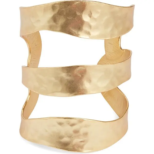 KARINE SULTAN Stack Cuff Bracelet - Gold