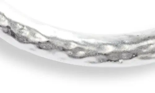 KARINE SULTAN Cultured Pearl Hoop Drop Earrings - Silver