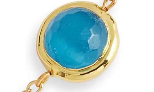 KARINE SULTAN Crystal Station Necklace