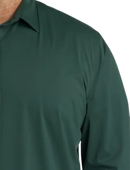Society Of One By Dxl Big & Tall Performance Sport Shirt - Green |  Editorialist