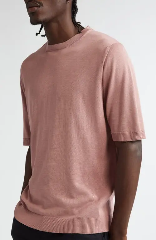 Isaia Silk Sweater - Light Pink