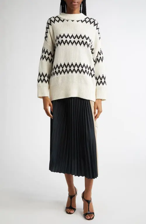 REISS Ivy Wool Blend Fair Isle Sweater