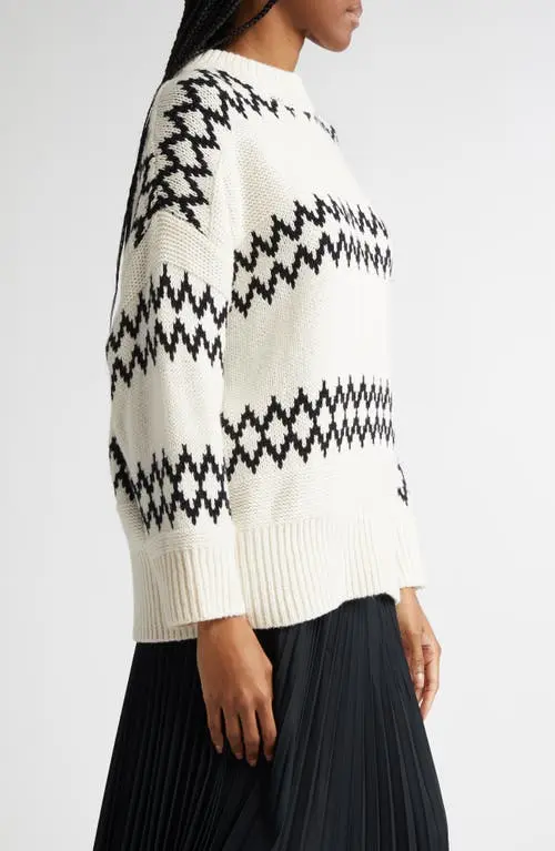 REISS Ivy Wool Blend Fair Isle Sweater