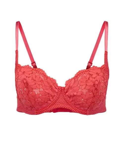 ADORE ME Roxanne Unlined Balconette Bra - Dark Orange