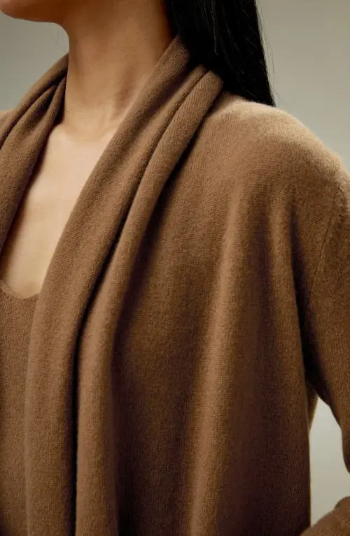 Lilysilk 100% Cashmere Wrap Cardigan With Shawl Collar