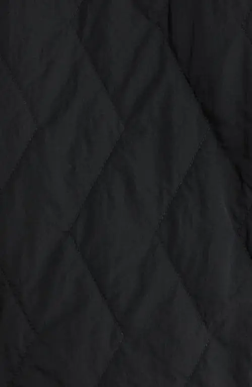 Prana Encinitas Water Repellent Quilted Field Coat - Black