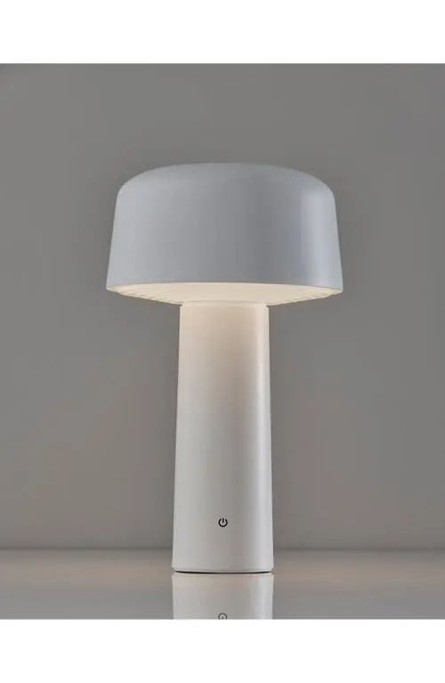 ADESSO Lenny Cordless Led Table Lamp - White