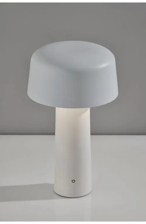 ADESSO Lenny Cordless Led Table Lamp - White