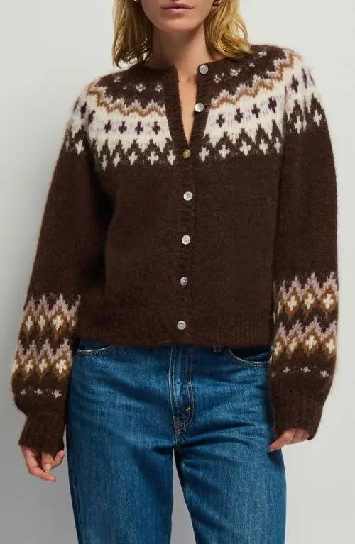 Nation Ltd Lula Fair Isle Cardigan