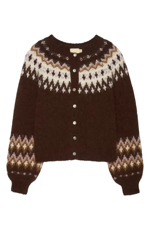 Nation Ltd Lula Fair Isle Cardigan