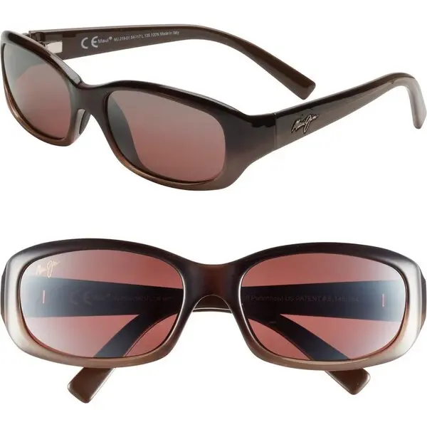 Maui Jim Punchbowl Polarized Sunglasses - Chocolate Fade