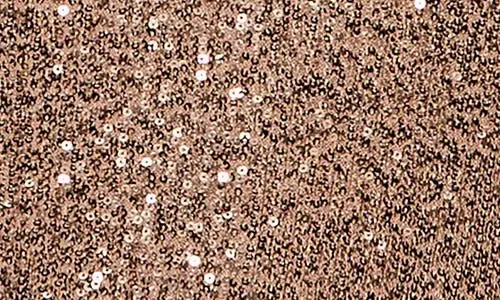 Sanctuary Sequin Long-sleeve Top - Mocha Brown