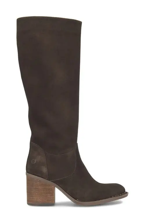 BØRN Thea Knee High Boots - Chocolate Suede