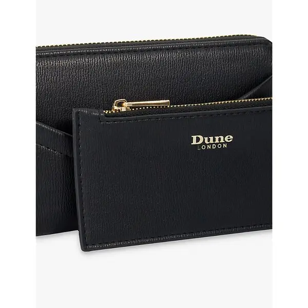 DUNE Kelbey Logo-print Faux-leather Wallet