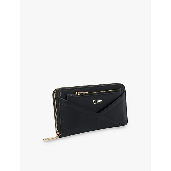 DUNE Kelbey Logo-print Faux-leather Wallet