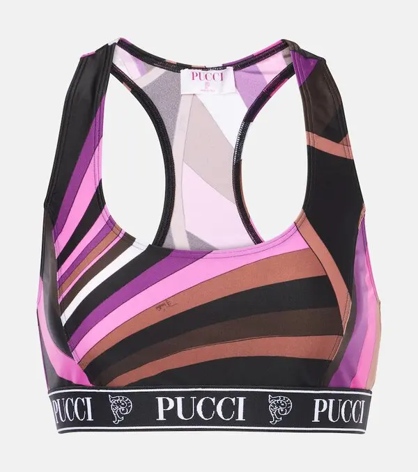 Emilio Pucci Iride Sports Bra - Multicoloured