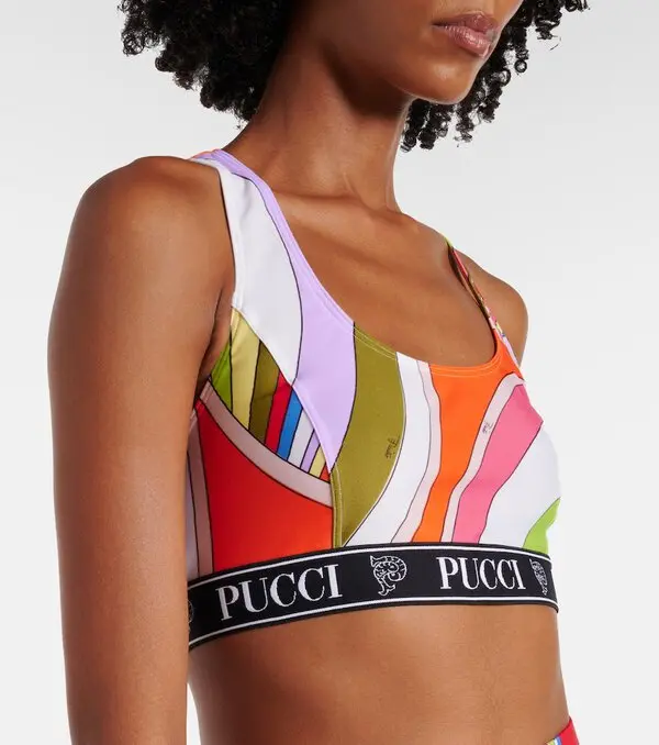 Emilio Pucci Iride Sports Bra - Multicoloured