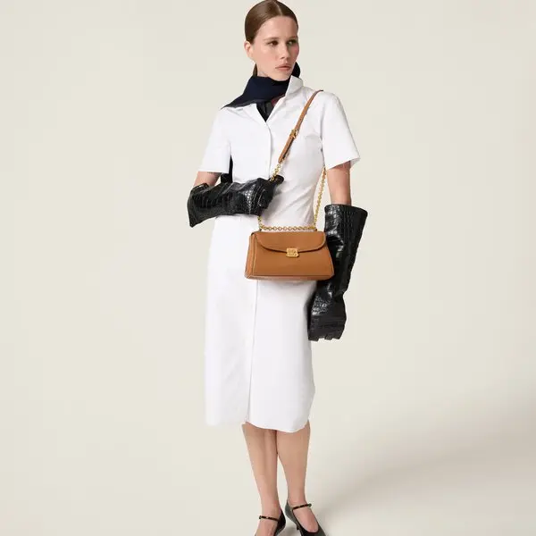 Miu Miu Leather Shoulder Bag