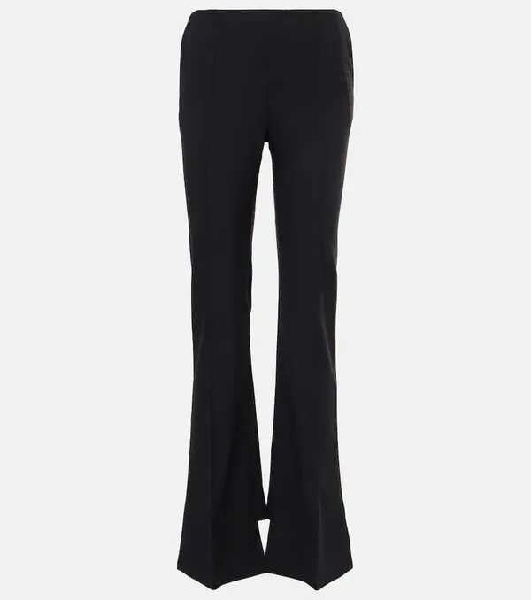 Chloé High-rise Wide-leg Pants - Black