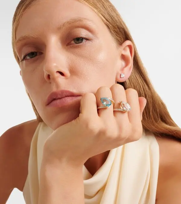 Mateo Slanted Gold Ring - Yellow