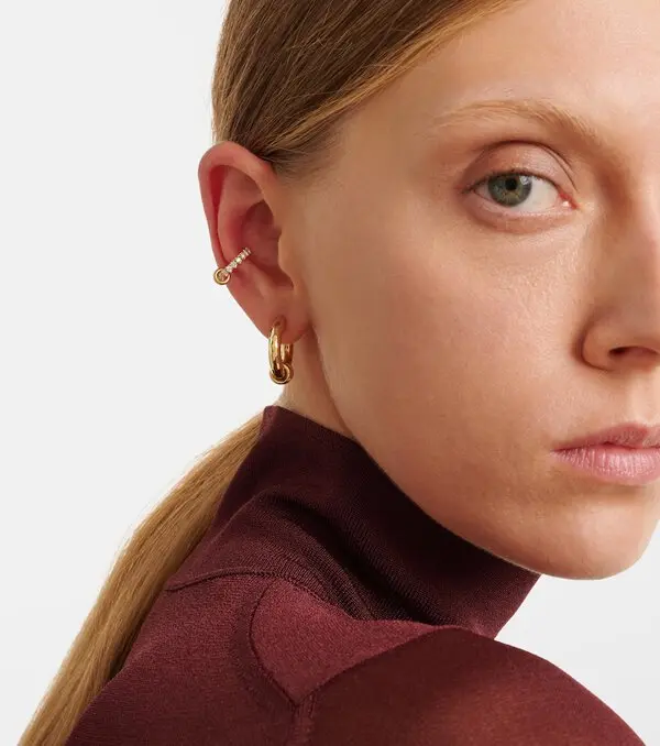 SPINELLI KILCOLLIN 18kt Yellow Single Ear Cuff With Diamonds