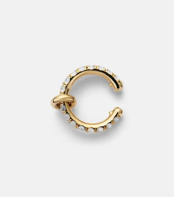 SPINELLI KILCOLLIN 18kt Yellow Single Ear Cuff With Diamonds