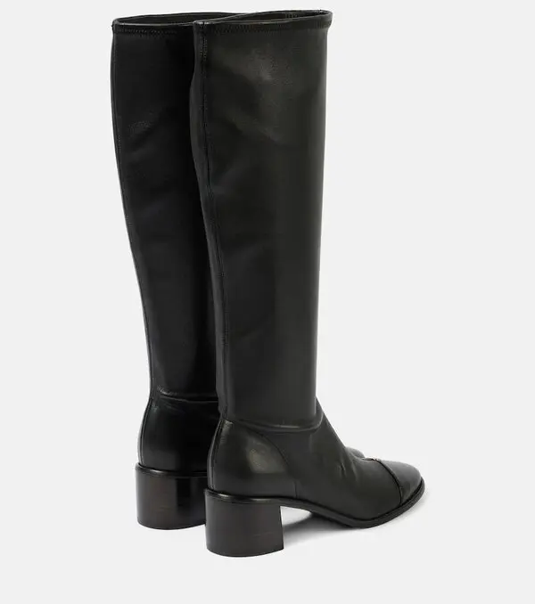 Tory Burch Leather Knee-high Boots - Black