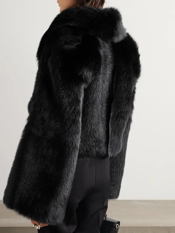 Dolce & Gabbana Cropped Shearling Jacket