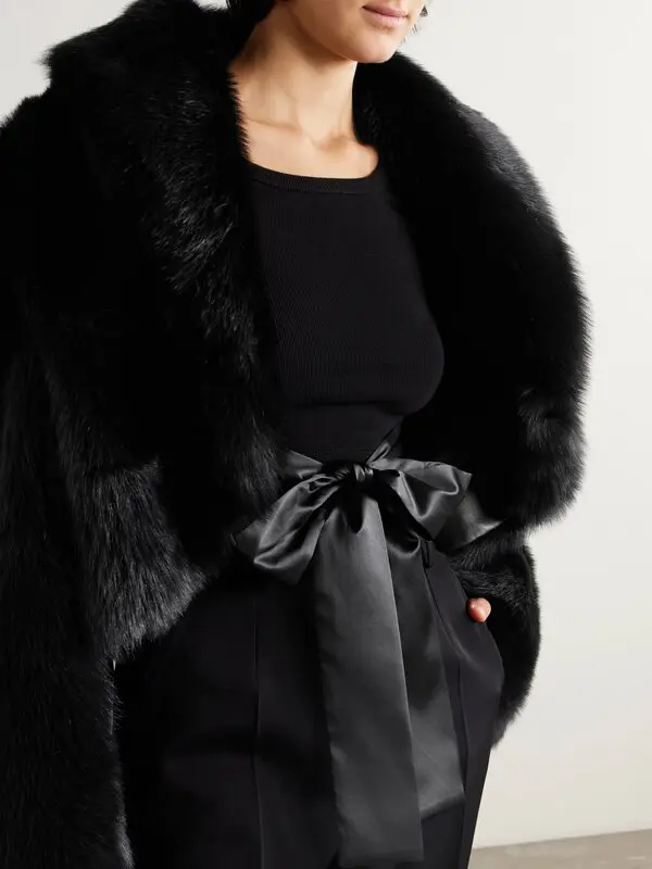 Dolce & Gabbana Cropped Shearling Jacket