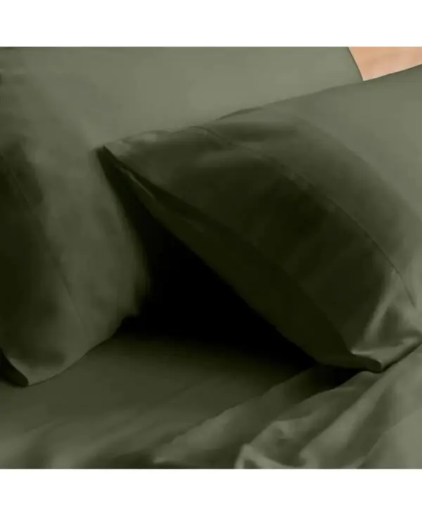 ETTITUDE Luxe Cleanbamboo Sateen+ Pillowcase Set - Cypress