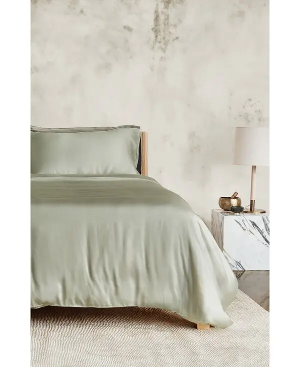 ETTITUDE Luxe Cleanbamboo Sateen+ Pillowcase Set - Fern