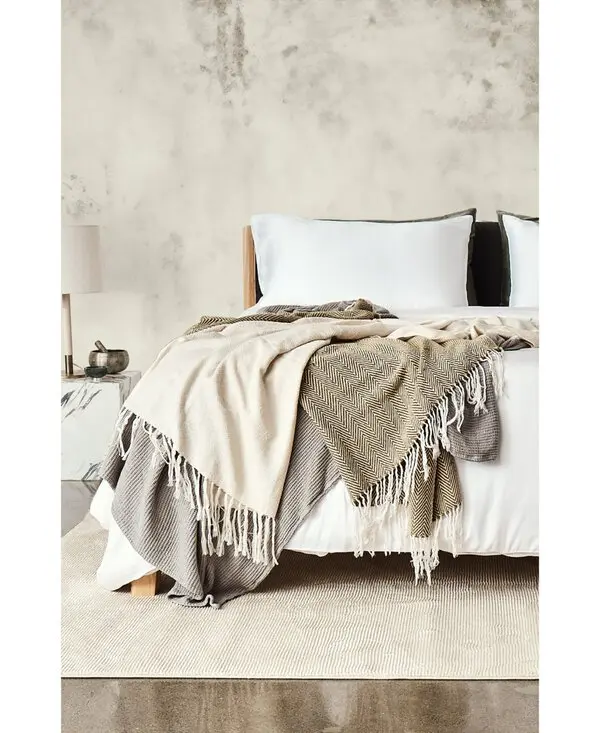 ETTITUDE Luxe Cleanbamboo Sateen+ Duvet Cover, California - Cloud