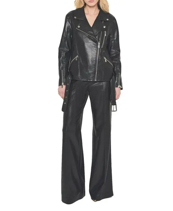 AS By DF Tell Me Lies Recycled Leather Trouser