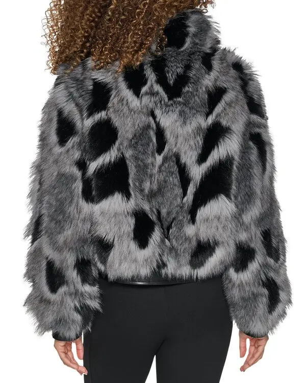 Karl Lagerfeld Paris Faux Fur Coat