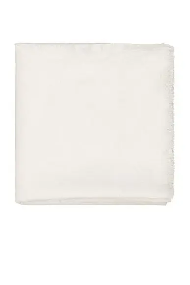 Jenni Kayne Frayed Linen 68x100 Tablecloth - Ivory