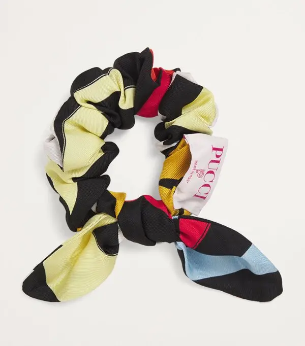 Emilio Pucci Silk Scrunchie - Multi | Editorialist display picture 1