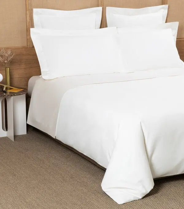 Frette Leisure Sateen Square Cushion Cover - Ivory