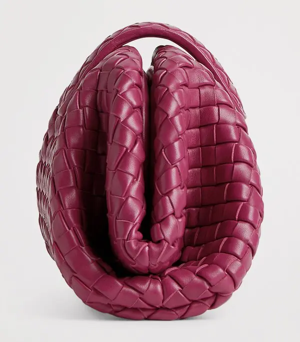 Bottega Veneta Small Leather Lauren 1980 Clutch - Pink