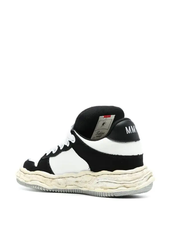 Mihara Yasuhiro Wayne' Leather Sneakers - Black